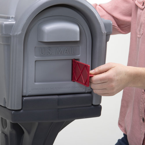 Simplay3 Dig Free Easy Up Classic Post Mounted Mailbox & Reviews | Wayfair