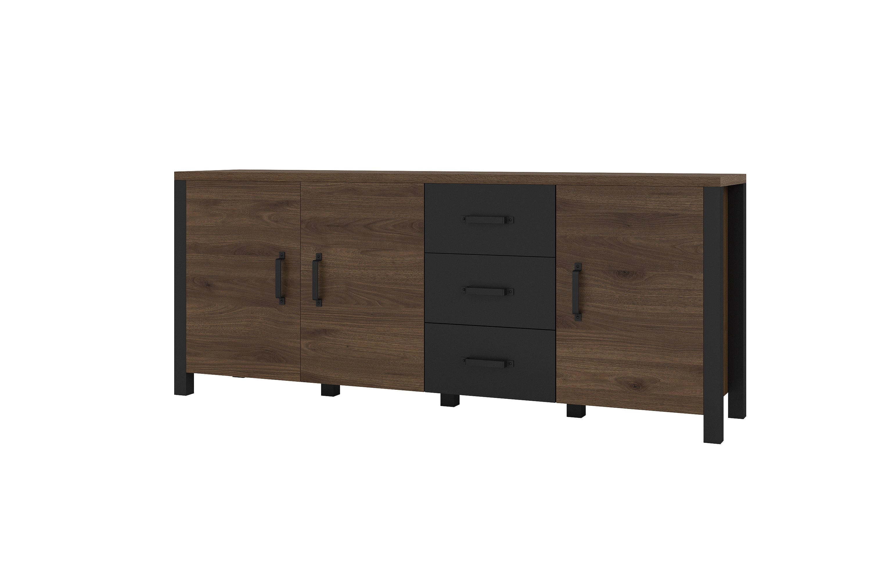 Williston Forge Monango 192 Cm Wide 3 Drawer Sideboard & Reviews ...