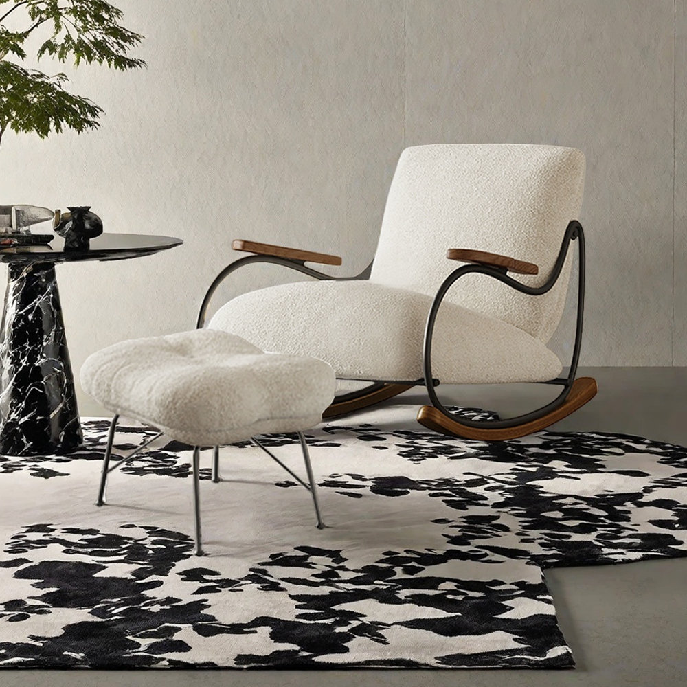 Elegant Home Furnishings.s Sledge Type Ergonomic Single Leisure Rocking ...