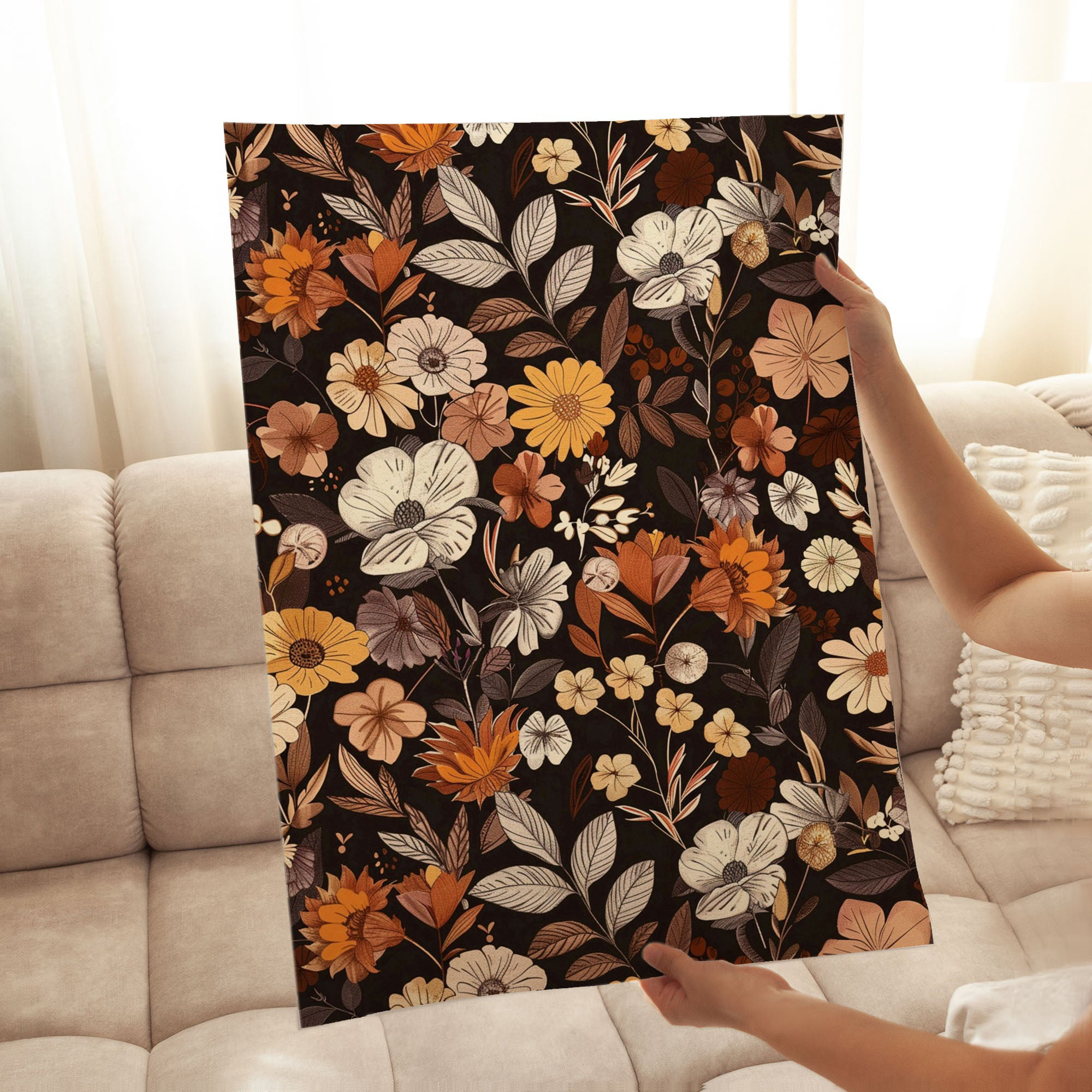 Winston Porter Floral Fall Flower Dreams I Cottage Unframed Art Print ...