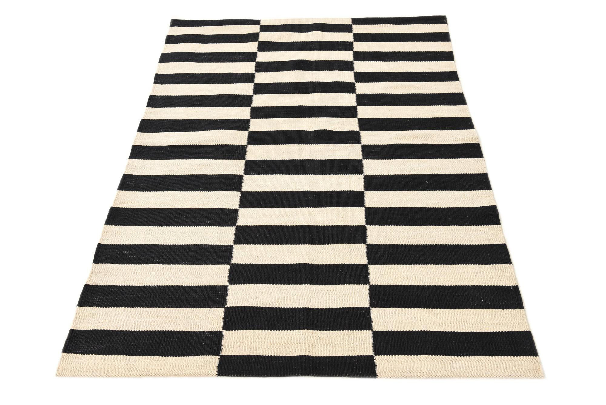 Wayfair Black And White Rug