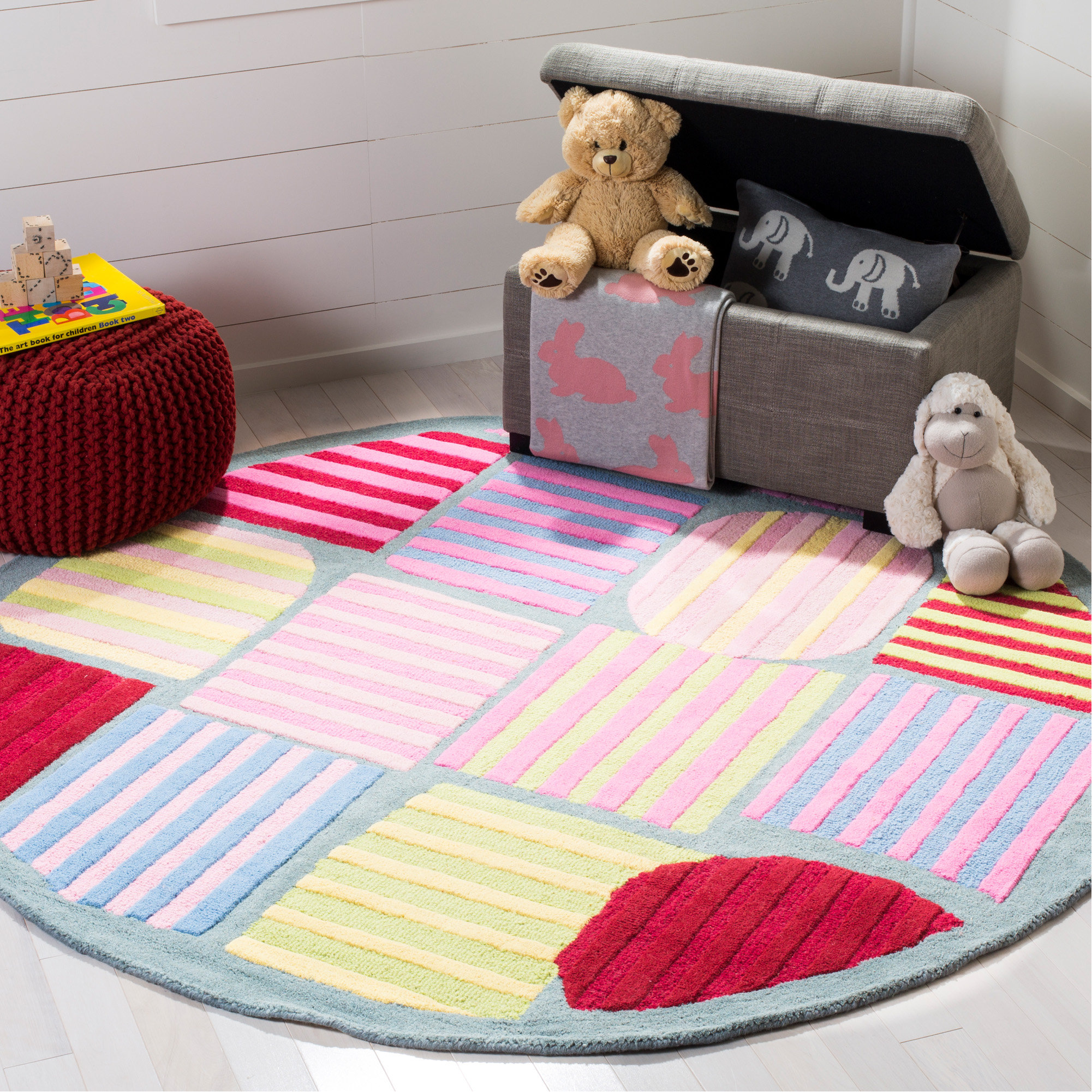 Isabelle & Max™ Kruetzen Kids Hand Tufted 80% Wool And 20% Cotton Rug ...