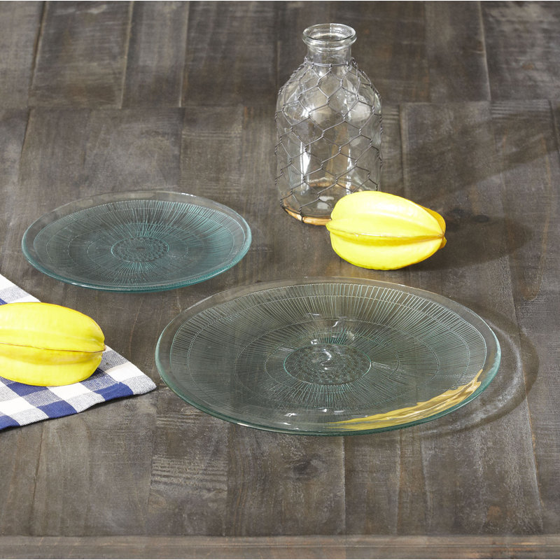 World Menagerie Barnum Glass Dinnerware Set - Service for 4 & Reviews ...