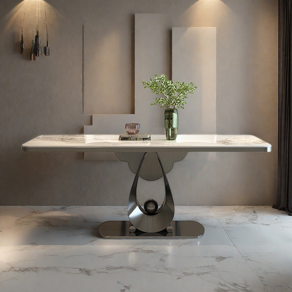 Elamer French light luxury simple high-end dining table | Wayfair