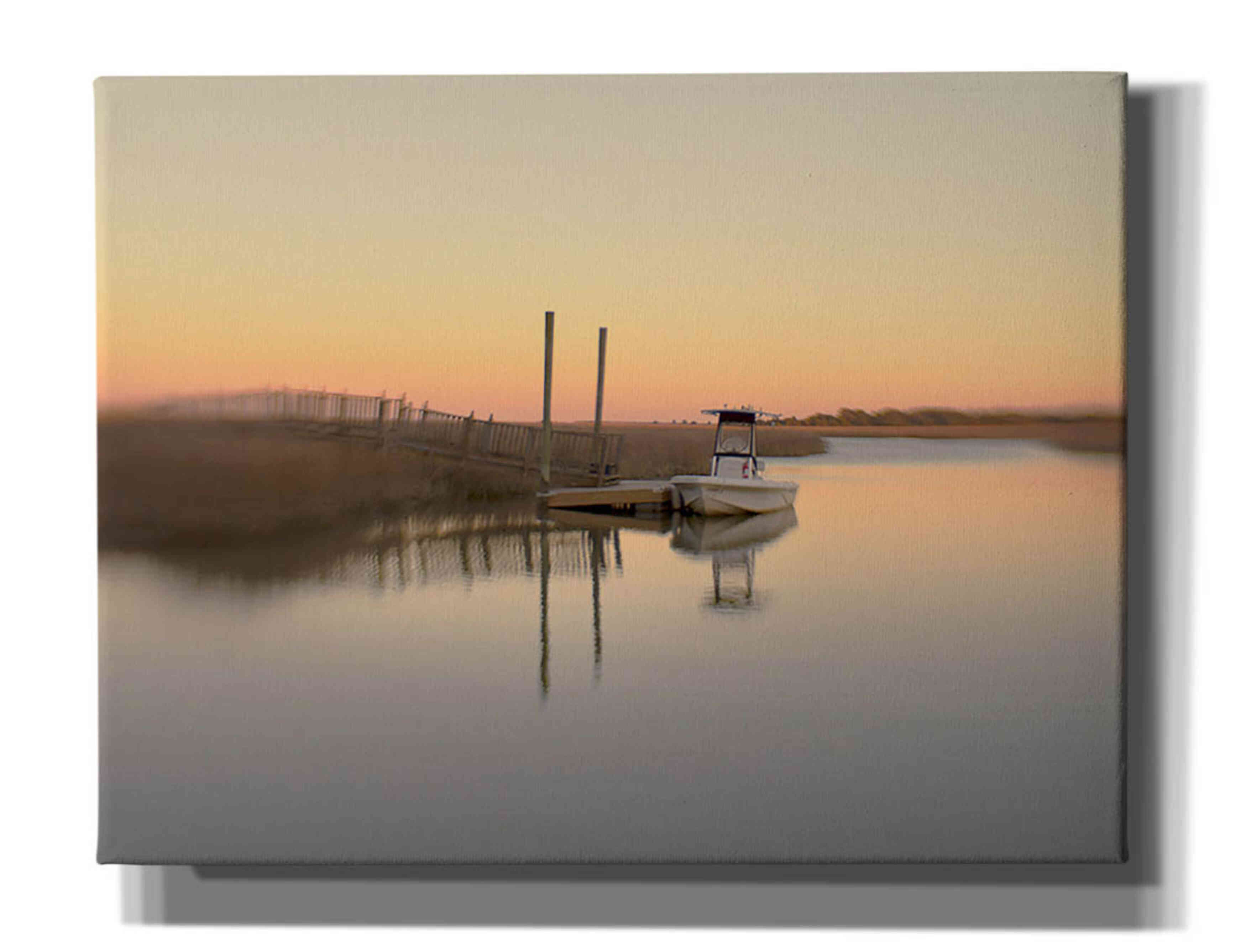 Longshore Tides Murrells Inlet by Dawn D Hanna - Wrapped Canvas ...