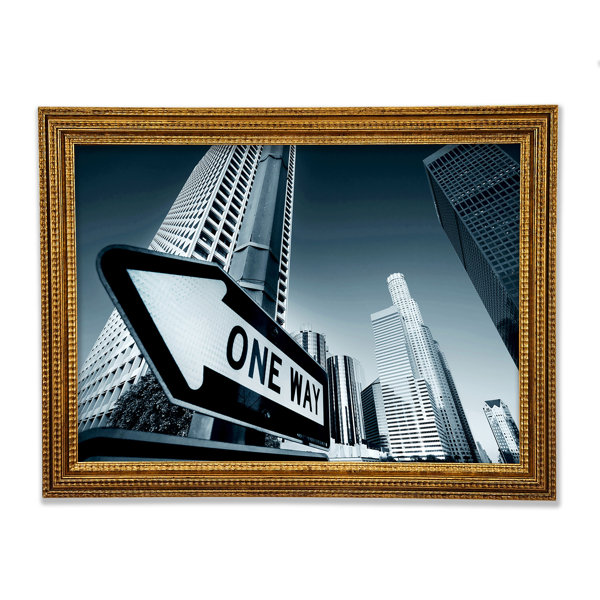 Ebern Designs Los Angeles One Way - Print | Wayfair.co.uk