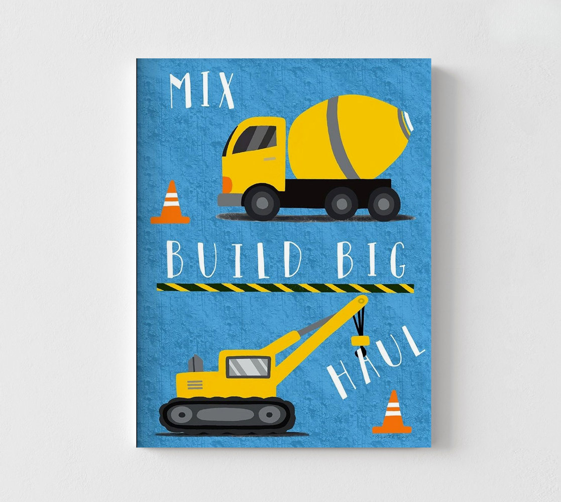 WeFrameArt Build Big Poster Print, Framed Motivational Wall Art ...