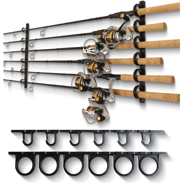 WFX Utility™ Ceiling Fishing Rod Holder For 6 Rods, Garage Organization ...