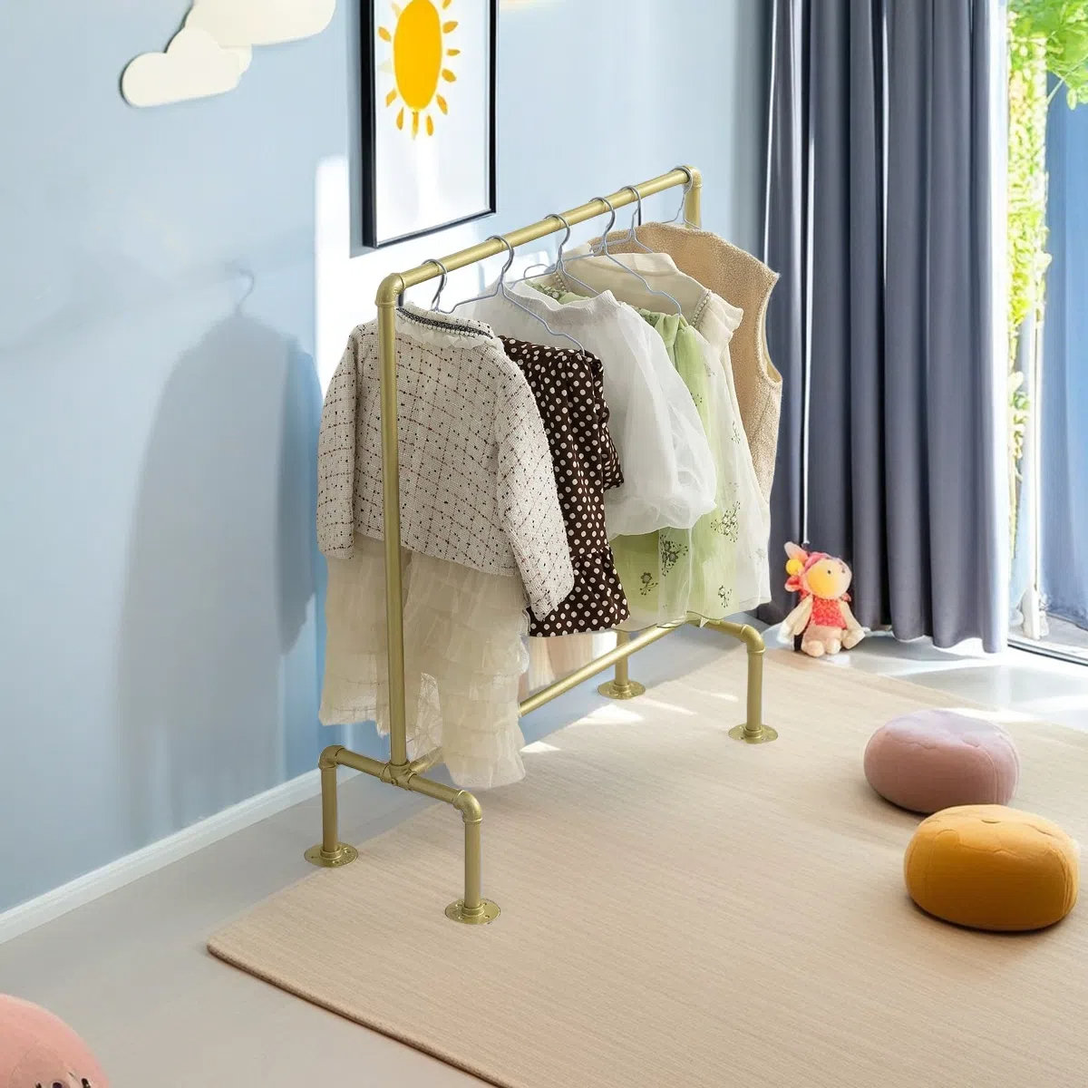 Rebrilliant Kids Clothing Rack, Baby Clothes Rack ,Small Toddler ...