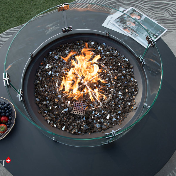 Elementi Plus Round Fire Pit Flame Guard | Wayfair