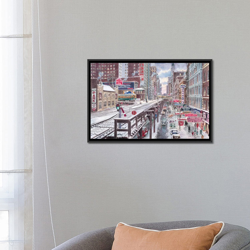Charlton Home® 'Chicago, the Loop' by Stanton Manolakas Painting Print ...