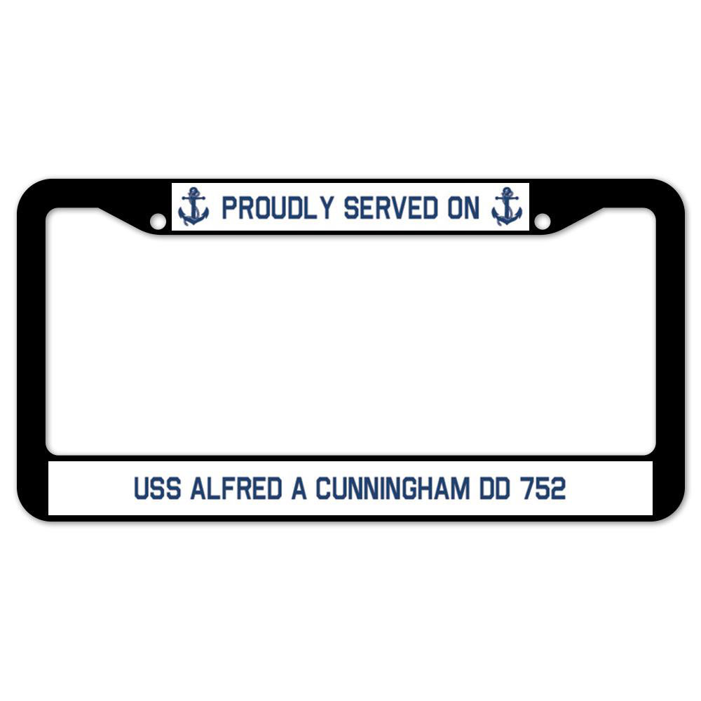 SignMission Proudly Served on USS ALFRED A CUNNINGHAM DD 752 Plate ...