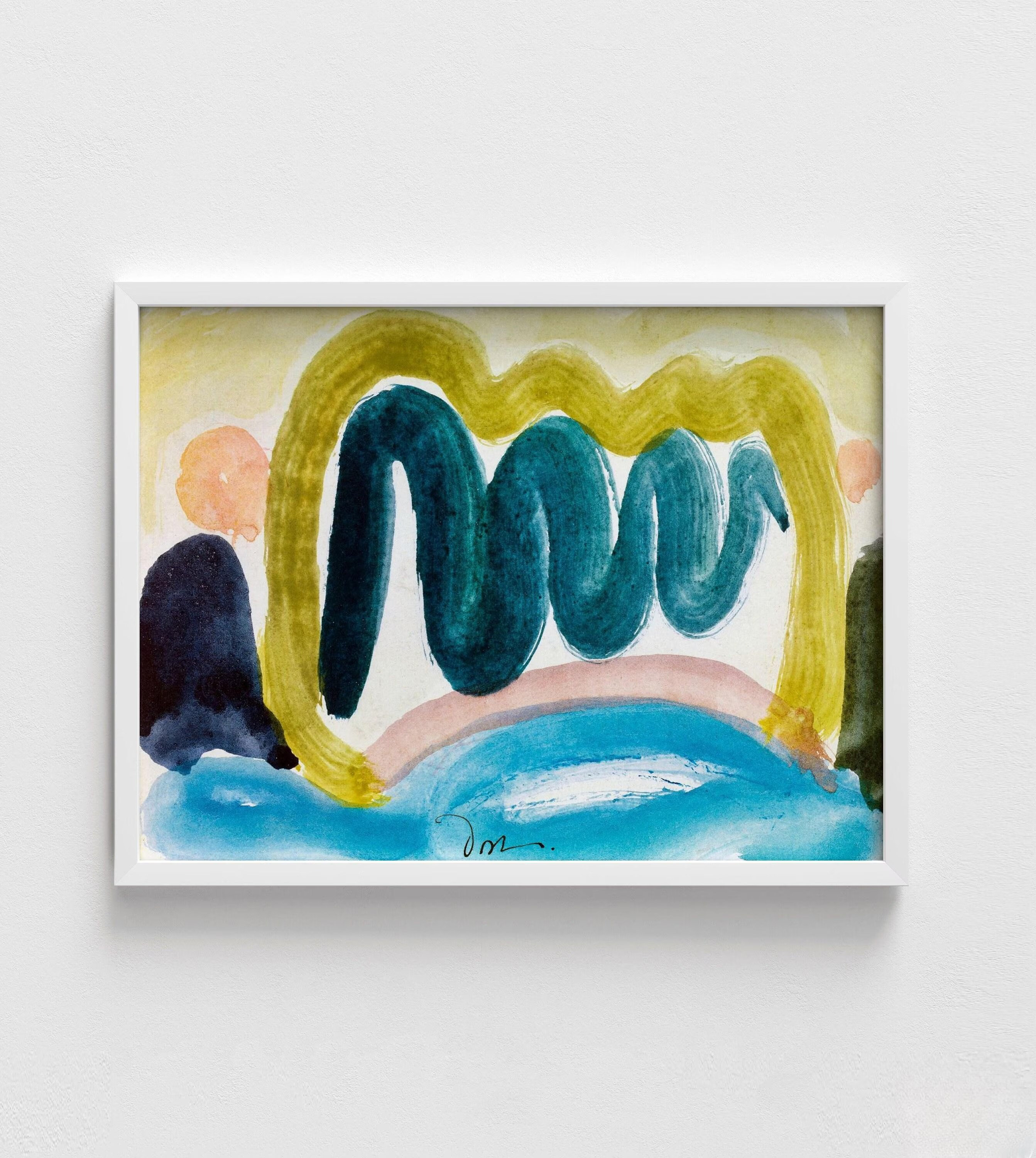 WeFrameArt Pond In Sunlight By Arthur Dove Painting Print, Arthur Dove ...