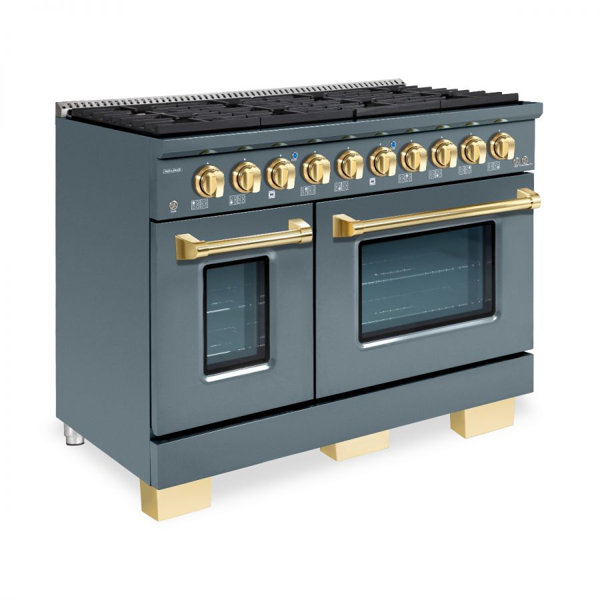 Hallman Bold Series 48" Dual Fuel Freestanding Range - Wayfair Canada