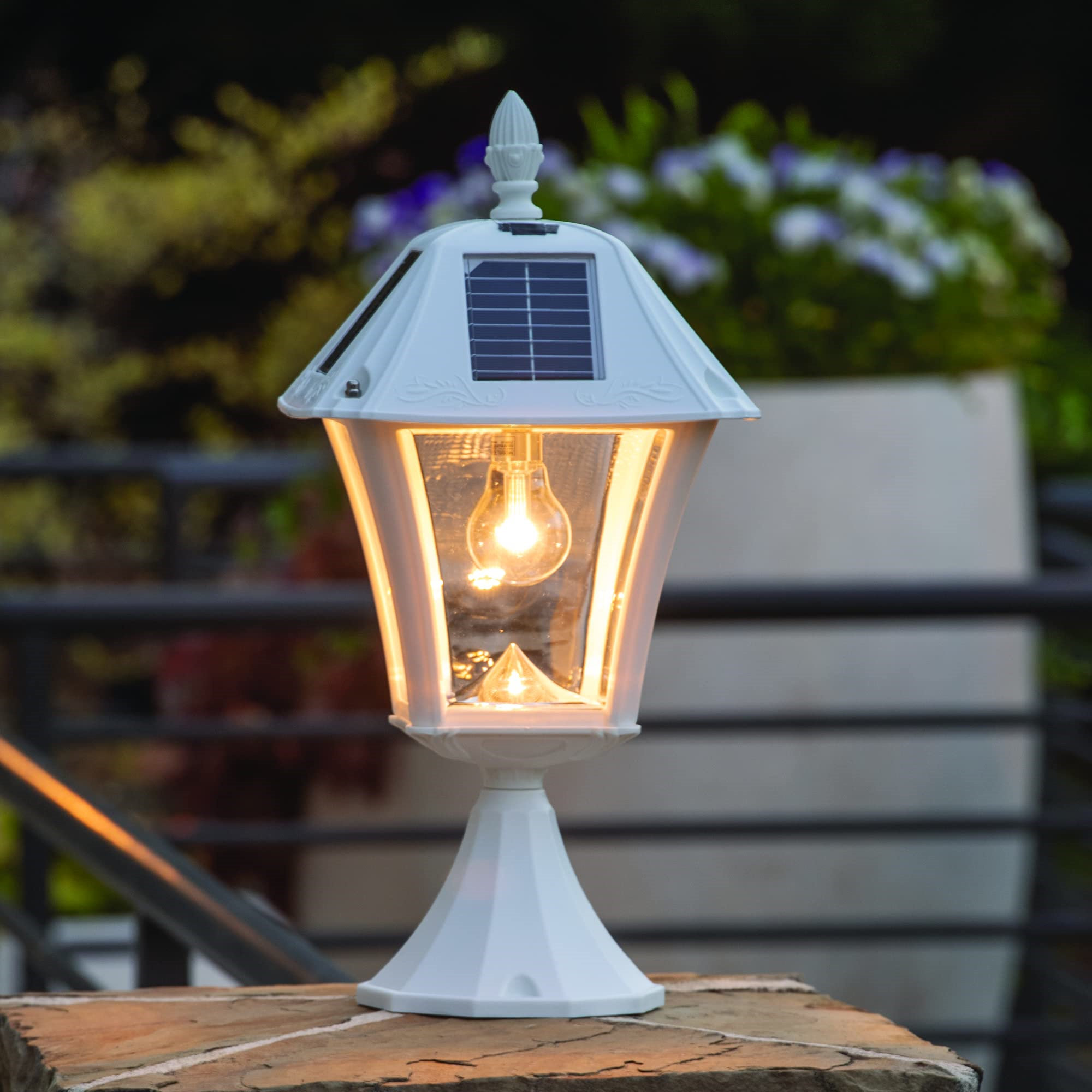 Alcott Hill® Outdoor Solar Lights, Single Column Lights | Wayfair
