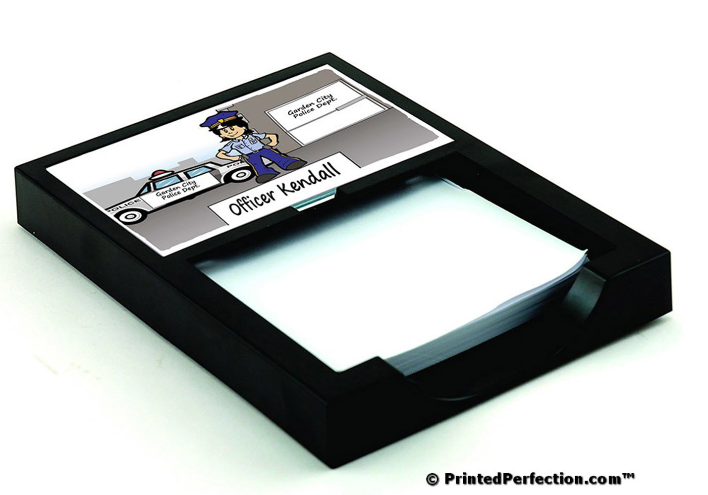 Printed Perfection Personalized Police Officer - Female Memo Holder ...