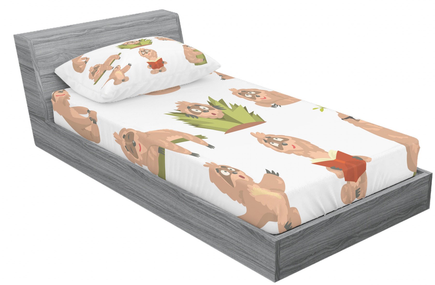 Ambesonne Sloth Sheet Set | Wayfair
