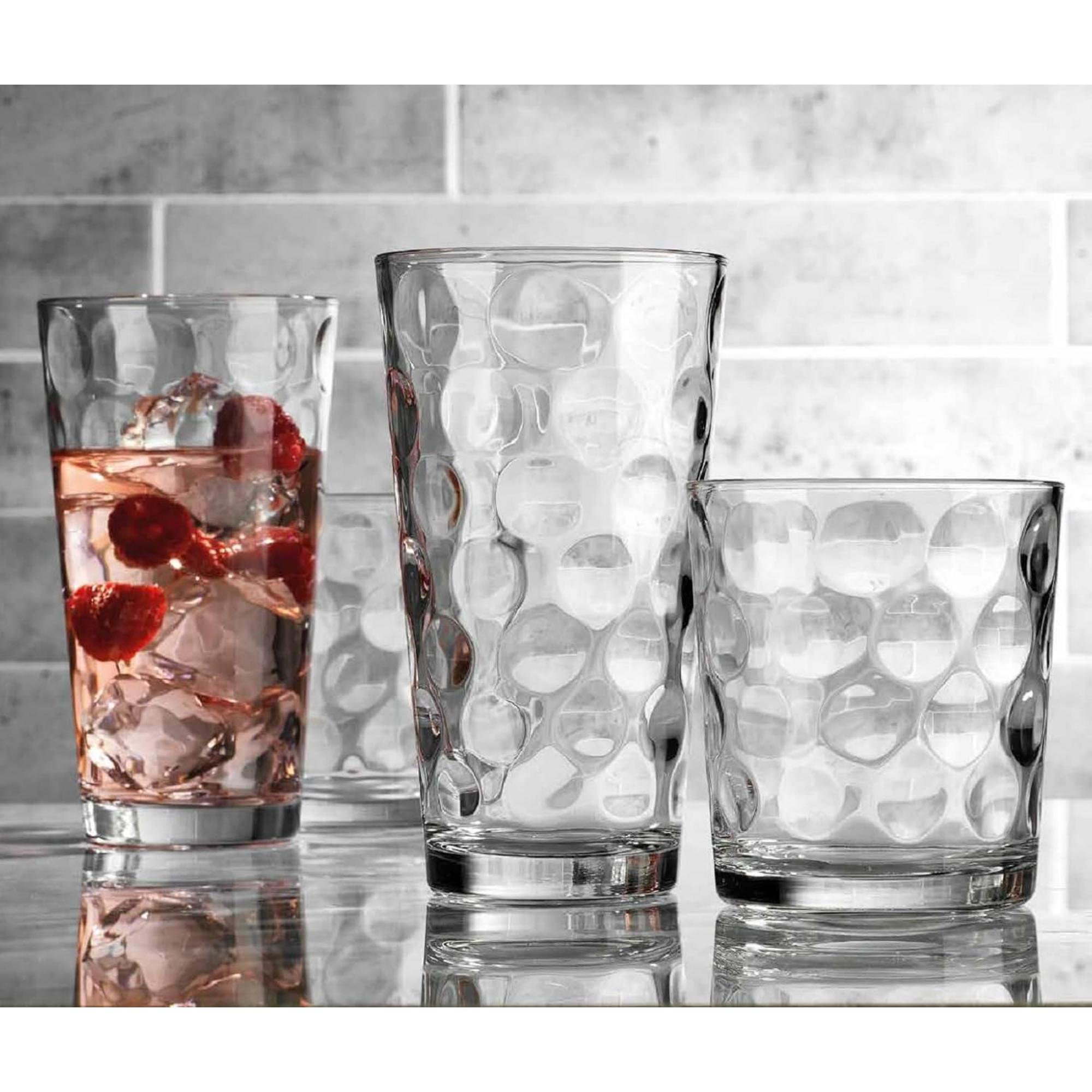 Ivy Bronx Drinking Glasses Set Of 12. Glassware Drink Set. 6 Highball ...