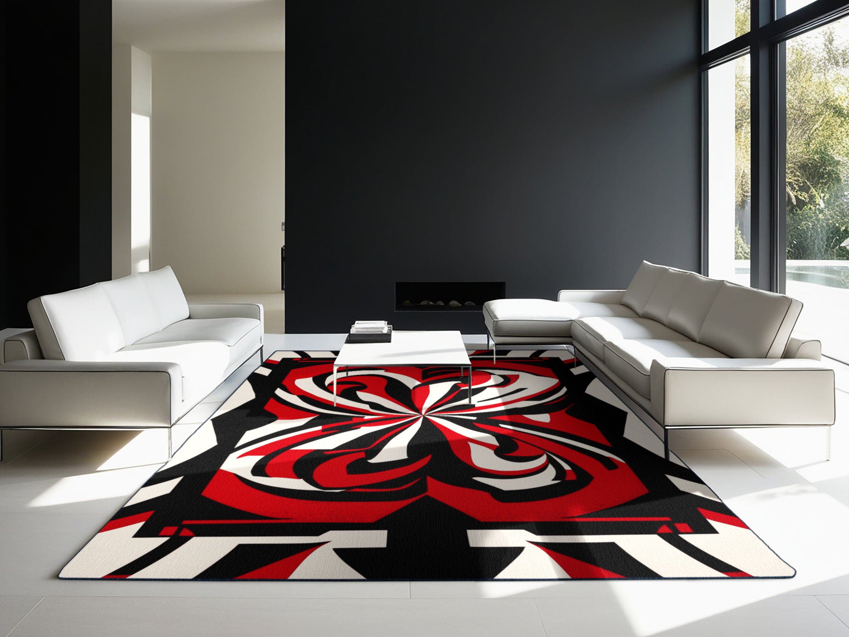 Wrought Studio Cosmic Ember Rug - Wayfair Canada