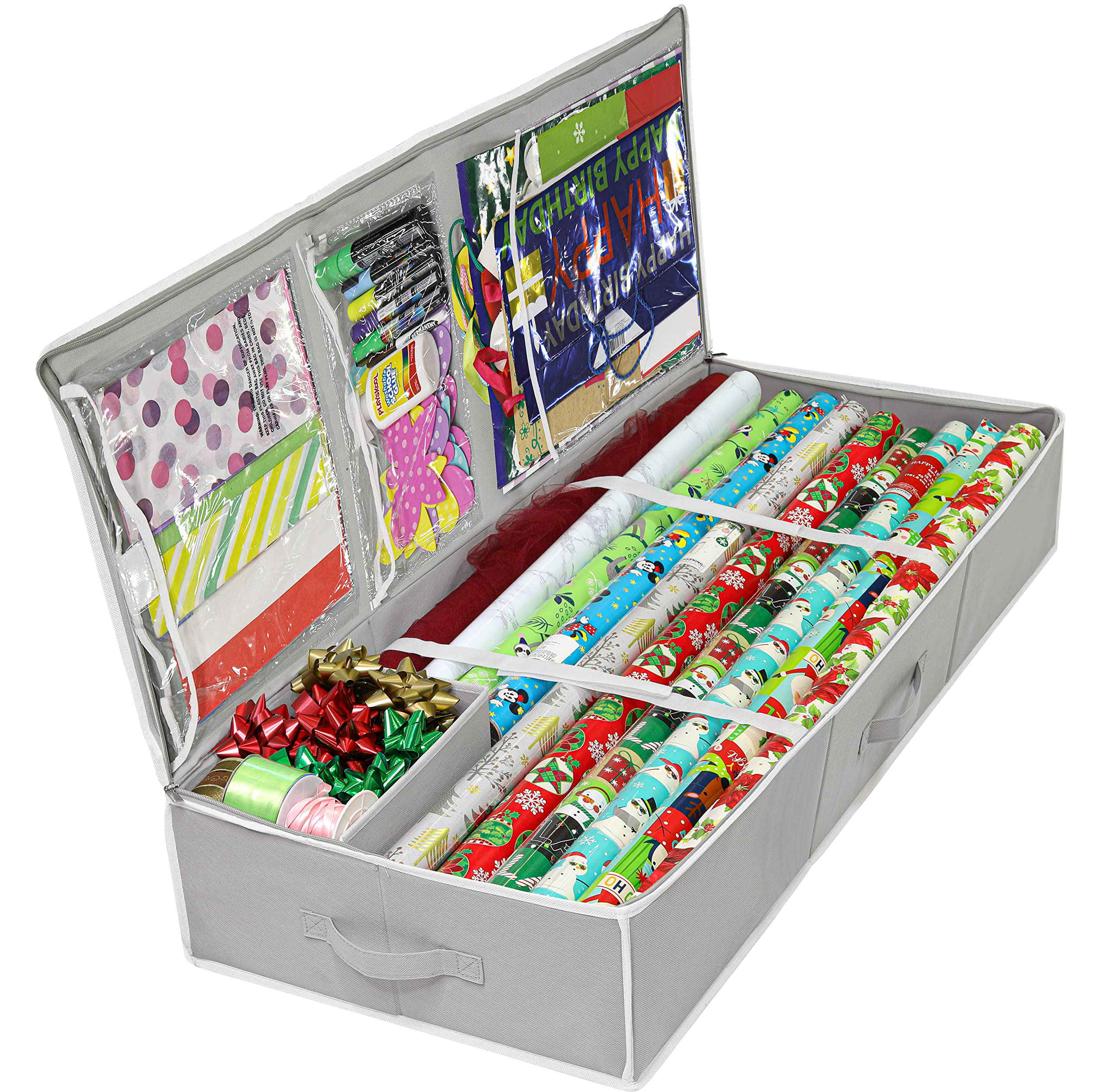 Latitude Run® Wrapping Paper Storage Container | Wayfair