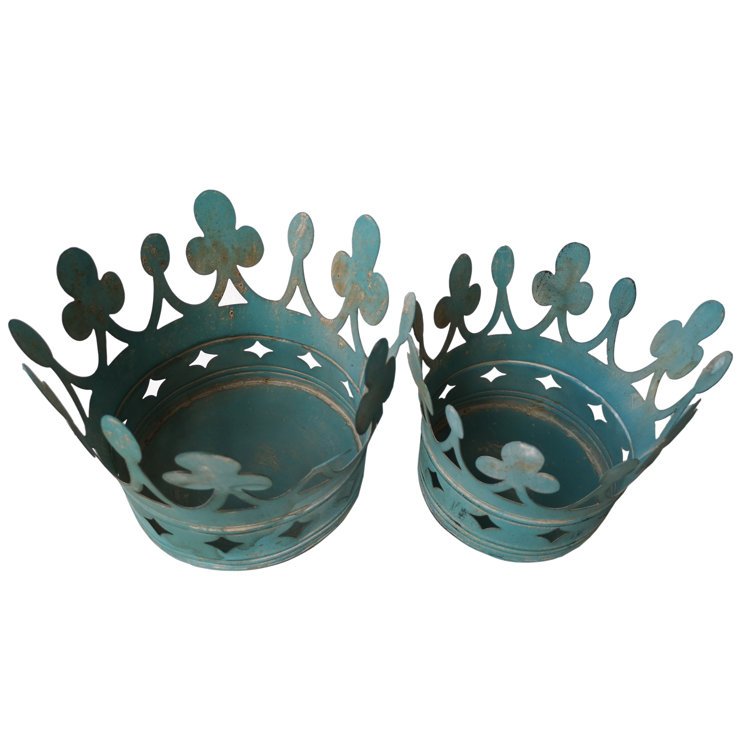 Lily Manor Hal Handmade Metal Plant Pot | Wayfair.co.uk