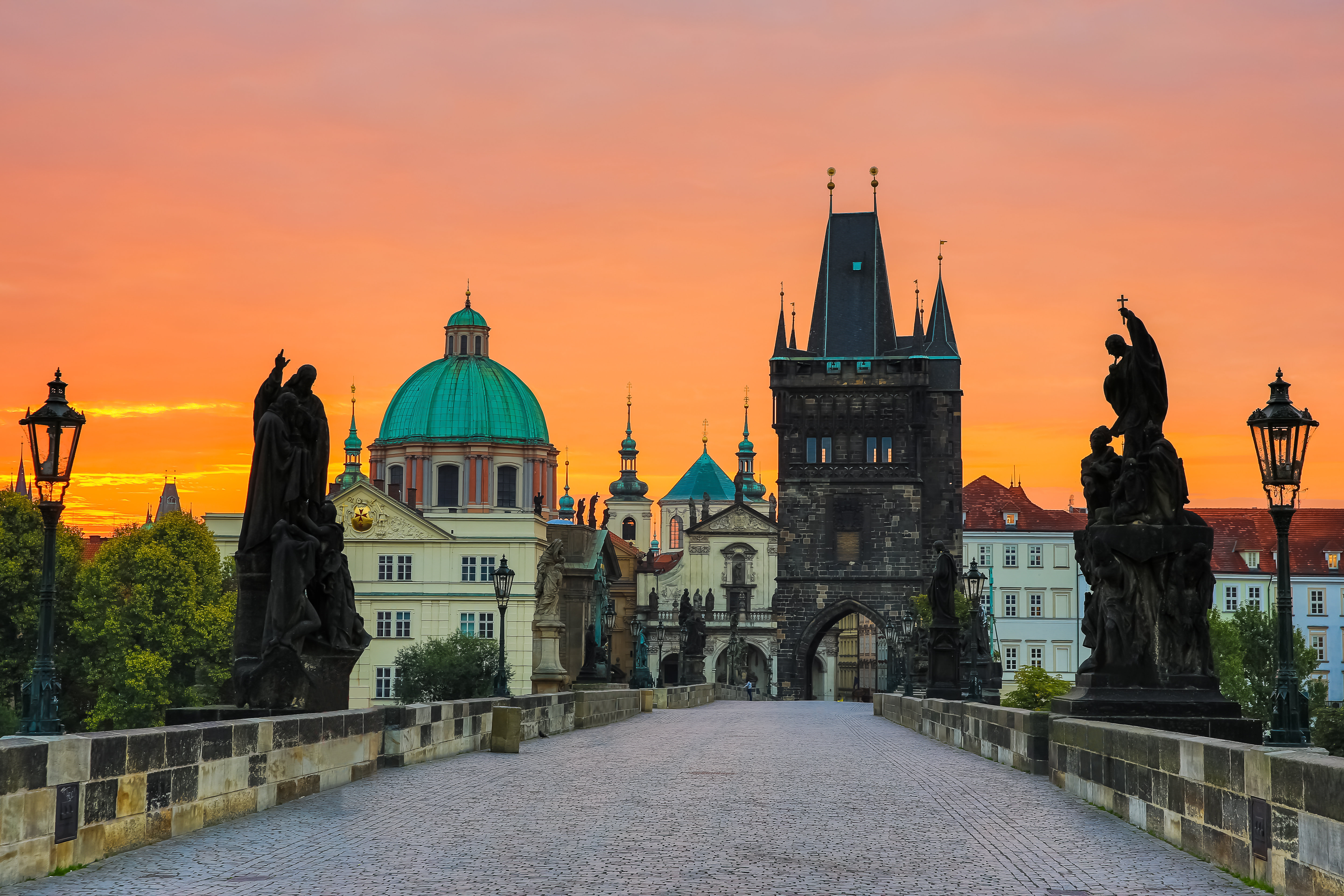 Ebern Designs Prague, Czech Republic by Scstock - Wrapped Canvas ...