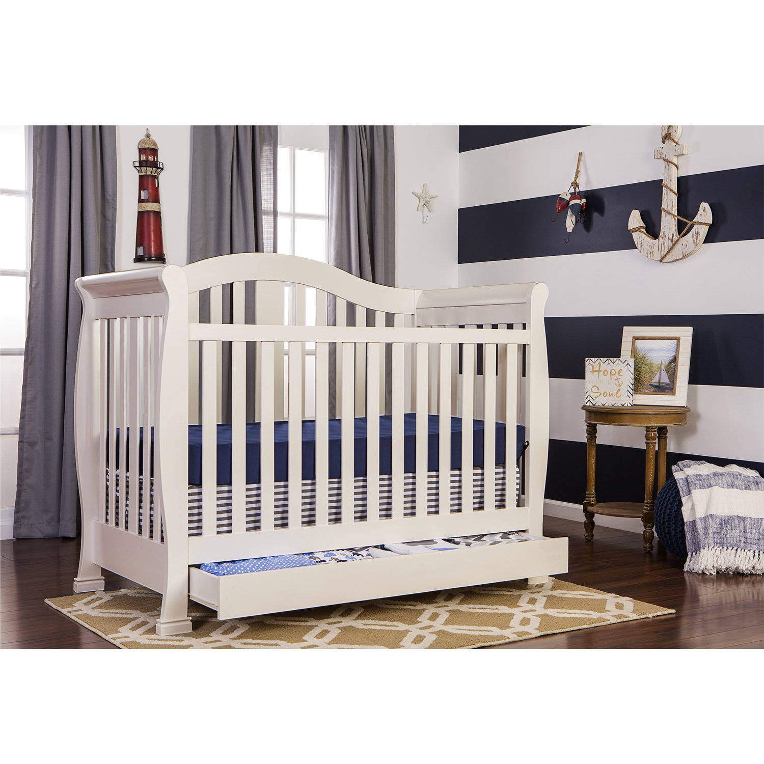 Dream On Me Addison 5-in-1 Convertible Crib and Storage & Reviews | Wayfair
