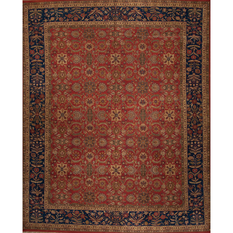 Caravan One-of-a-Kind 12' X 14' Area Rug in Red/Brown/Blue | Perigold