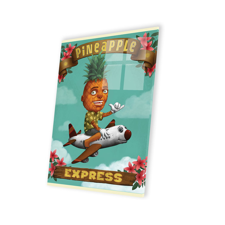 Trinx Pineapple Express On Plastic/Acrylic by Bob Dob Painting ...