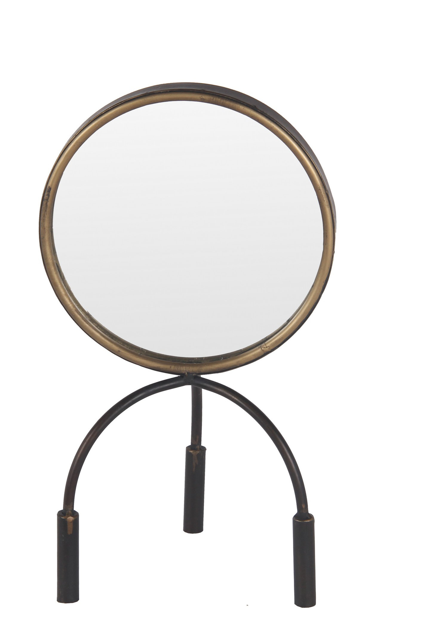George Oliver Round Floor Mirror | Wayfair