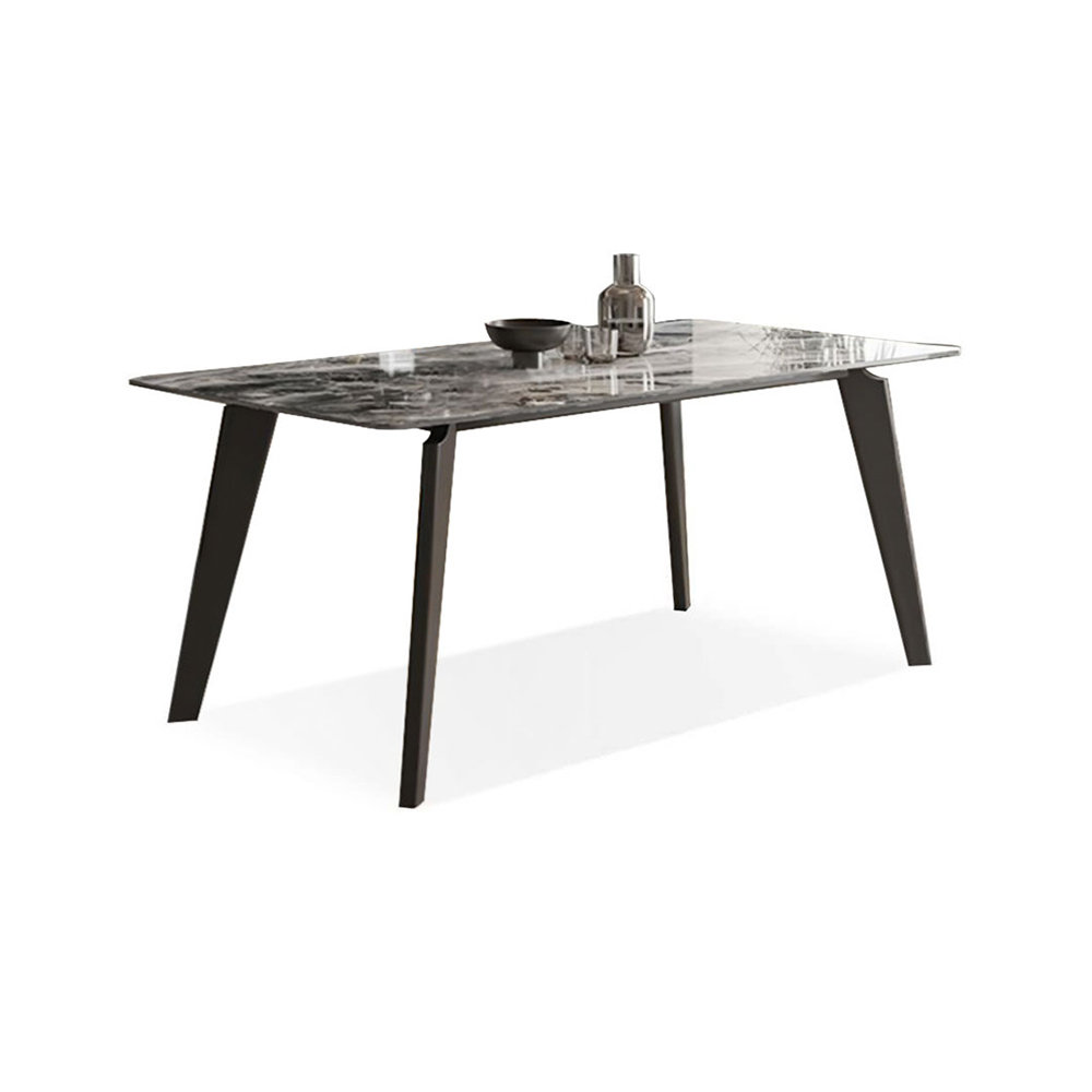 Mass Furni Picture color Crystal Stone tabletop Dining Table | Wayfair