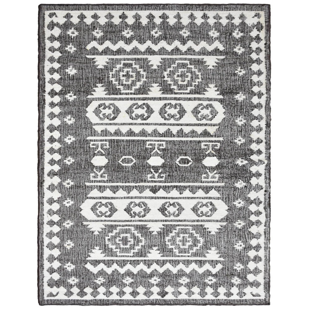 Union Rustic Torbert Southwestern HAND WOVEN FLAT WEAVE KILIM JUTE ECO ...