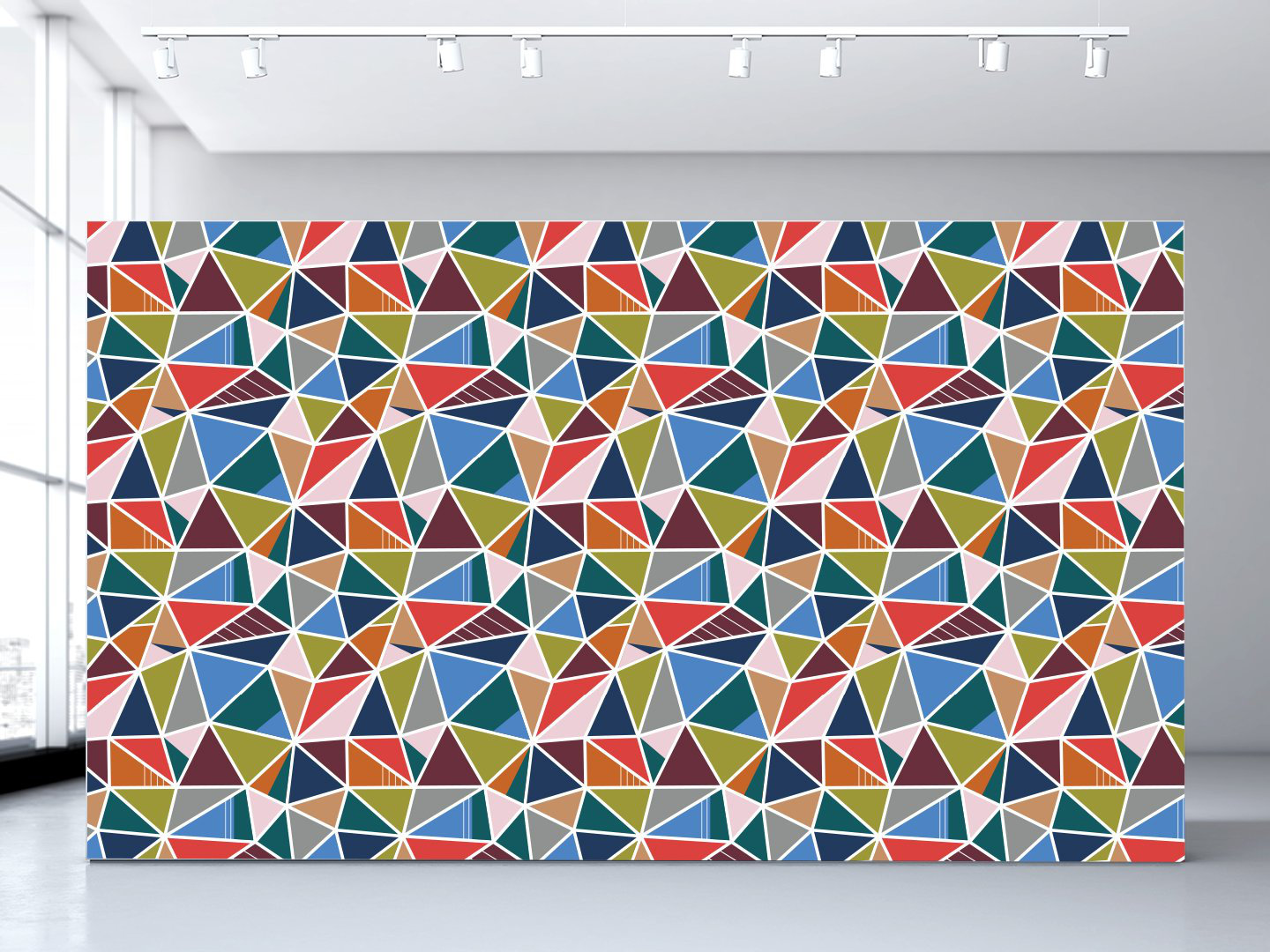 Olivia + Poppy Collide-O-Scope Geometric Roll | Wayfair