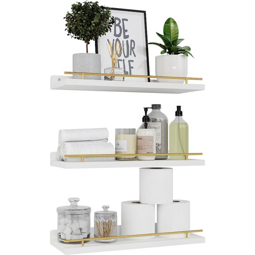 White Wall Shelves | Wayfair