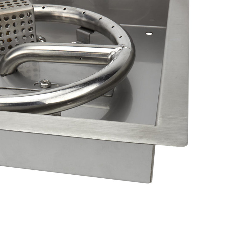 Celestial Fire Glass Square CSA Certified Fire Pit Burner Kit ...