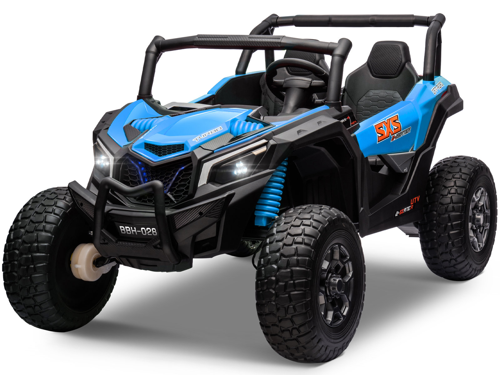 Kulamoon 24V EVA Tires Ride On Toy Car UTV For Kids, 4X4 2 Seater With ...