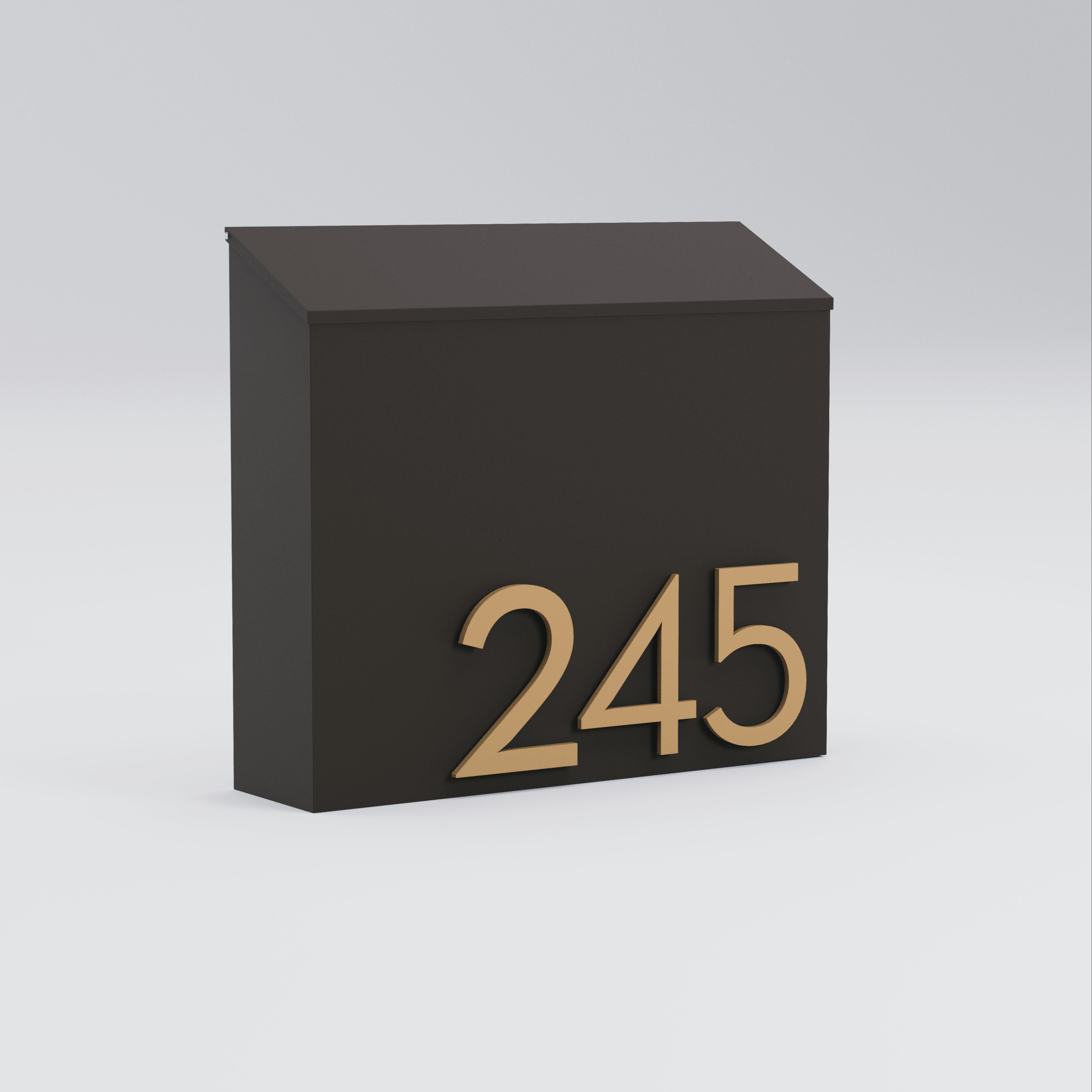 Post & Porch The Inbox Wall Mounted Steel Mailbox & Reviews | Wayfair