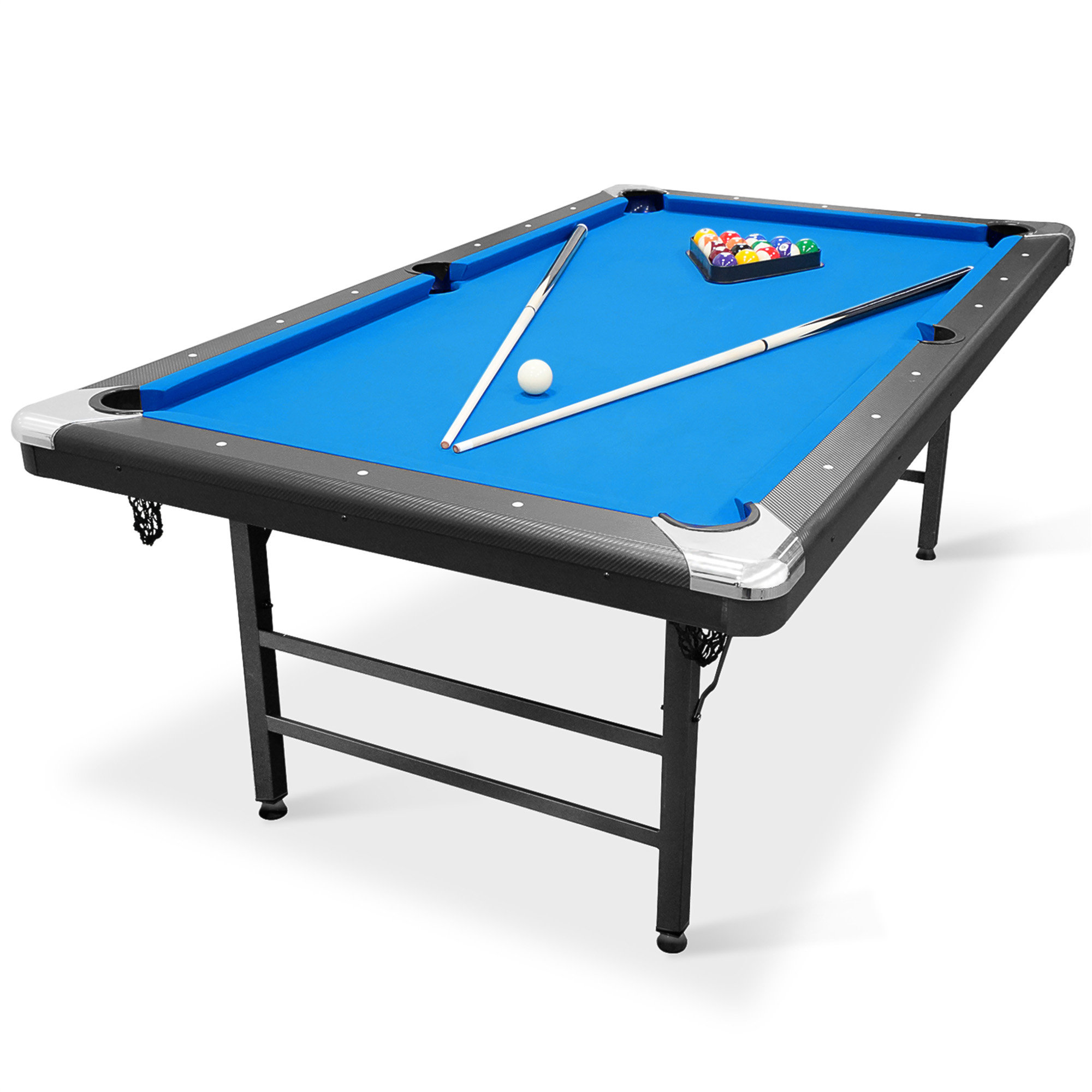 LOONGFIELD Billiards Table,Portable Pool Table, Includes Full Set Of ...