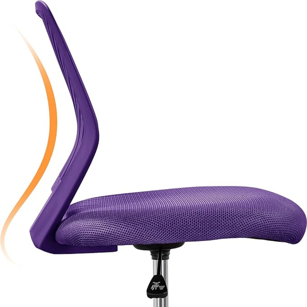 Inbox Zero Topeakmart Office Desk Chair Armless Swivel Computer Chair ...