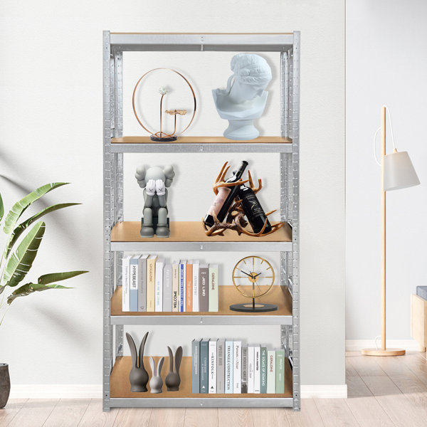 17 Stories Mintun 70cm W Metal Height -Adjustable Shelving Unit ...