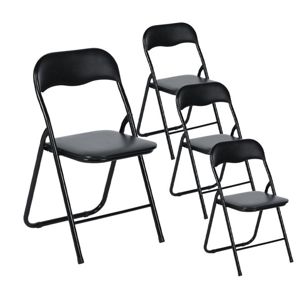 Inbox Zero Fabric Padded Stackable Folding Dining Chair | Wayfair.co.uk