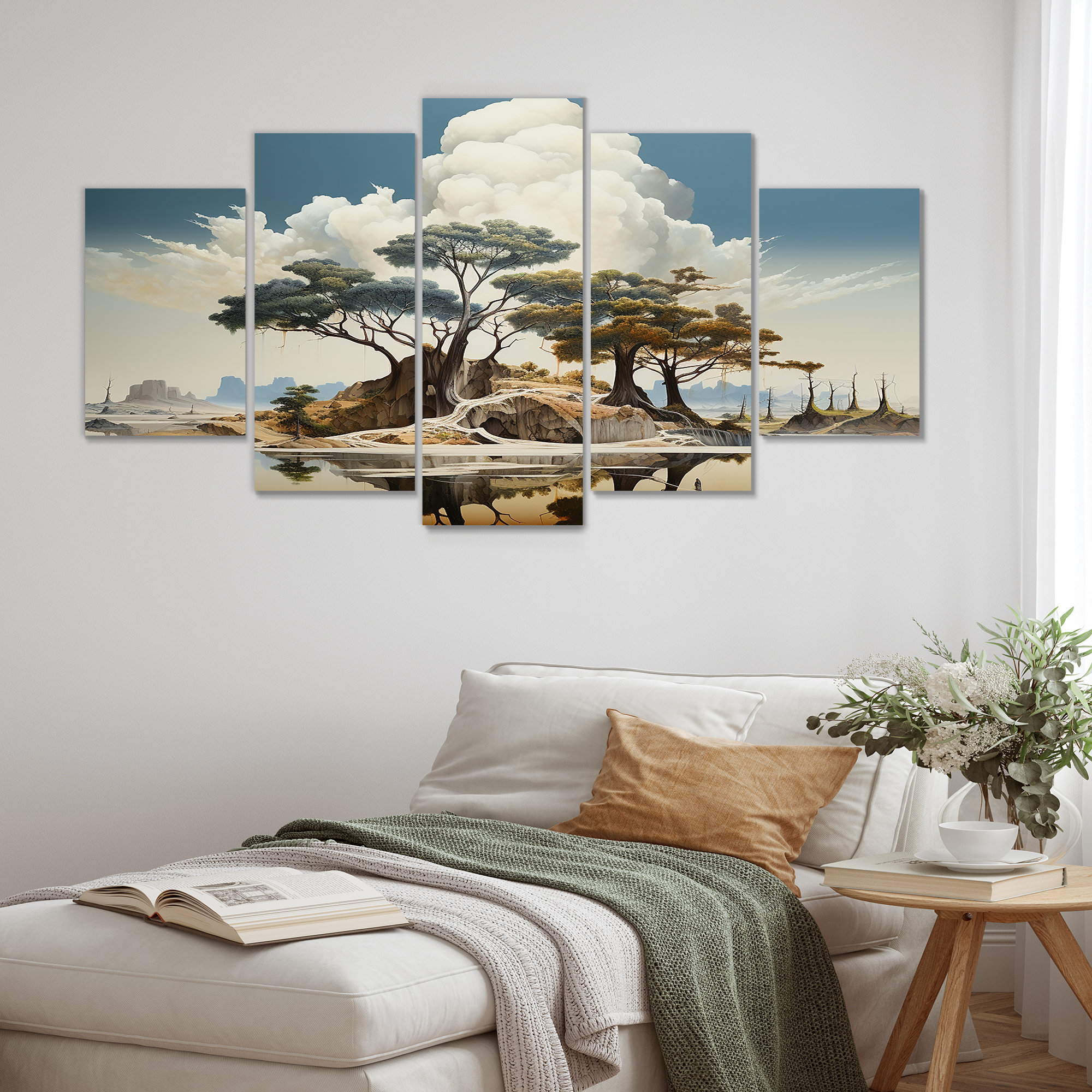 Lark Manor™ 'Mind-Blowing Surreal Tree Landscape III - Abstract ...