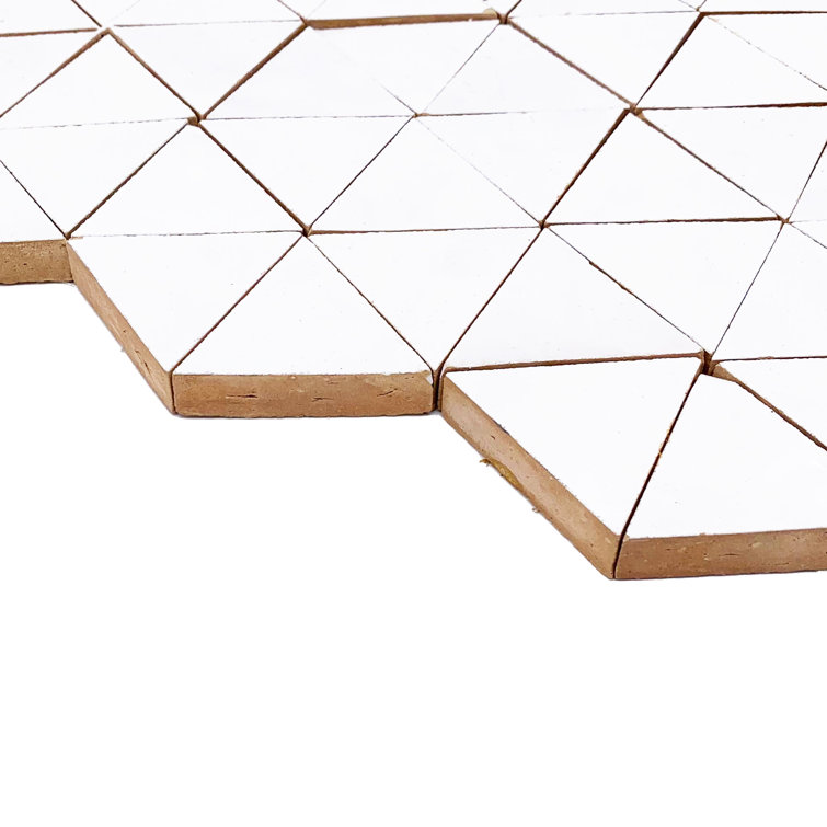 Moroccan Mosaic Tile House Giza 2" x 2" Ceramic Mosaic Wall Tile | Perigold