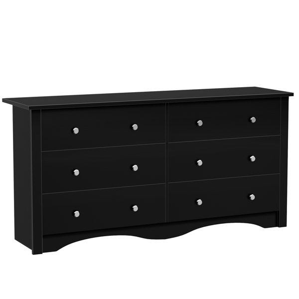 Lark Manor Angelynn 6-Drawer Double Dresser & Reviews | Wayfair