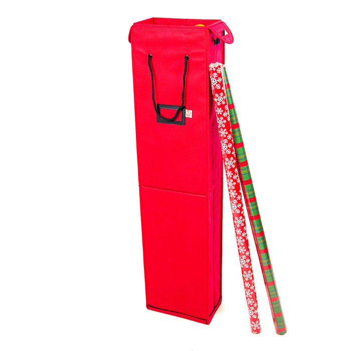 The Holiday Aisle® Vertical Wrapping Paper Storage Container & Reviews ...