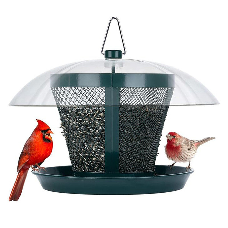 17 Stories Hanging Mount Weatherproof Bird Feeder for Outside, Dual-Use ...