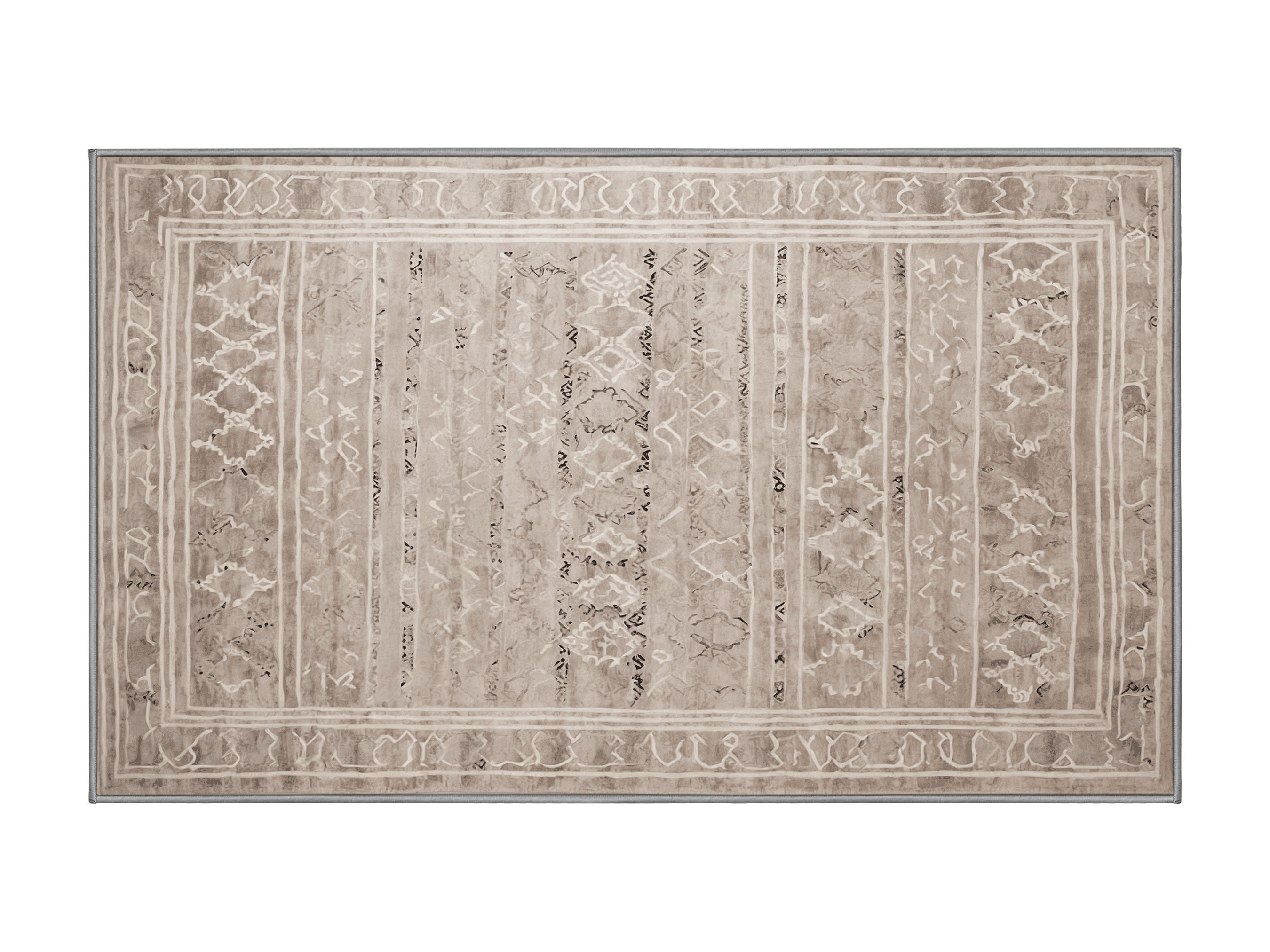 Foundry Select Machine Washable Gray Area Rug | Wayfair