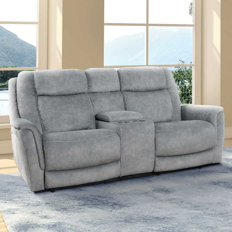 Wade Logan® Blynn 73'' Upholstered Power Reclining Loveseat | Wayfair