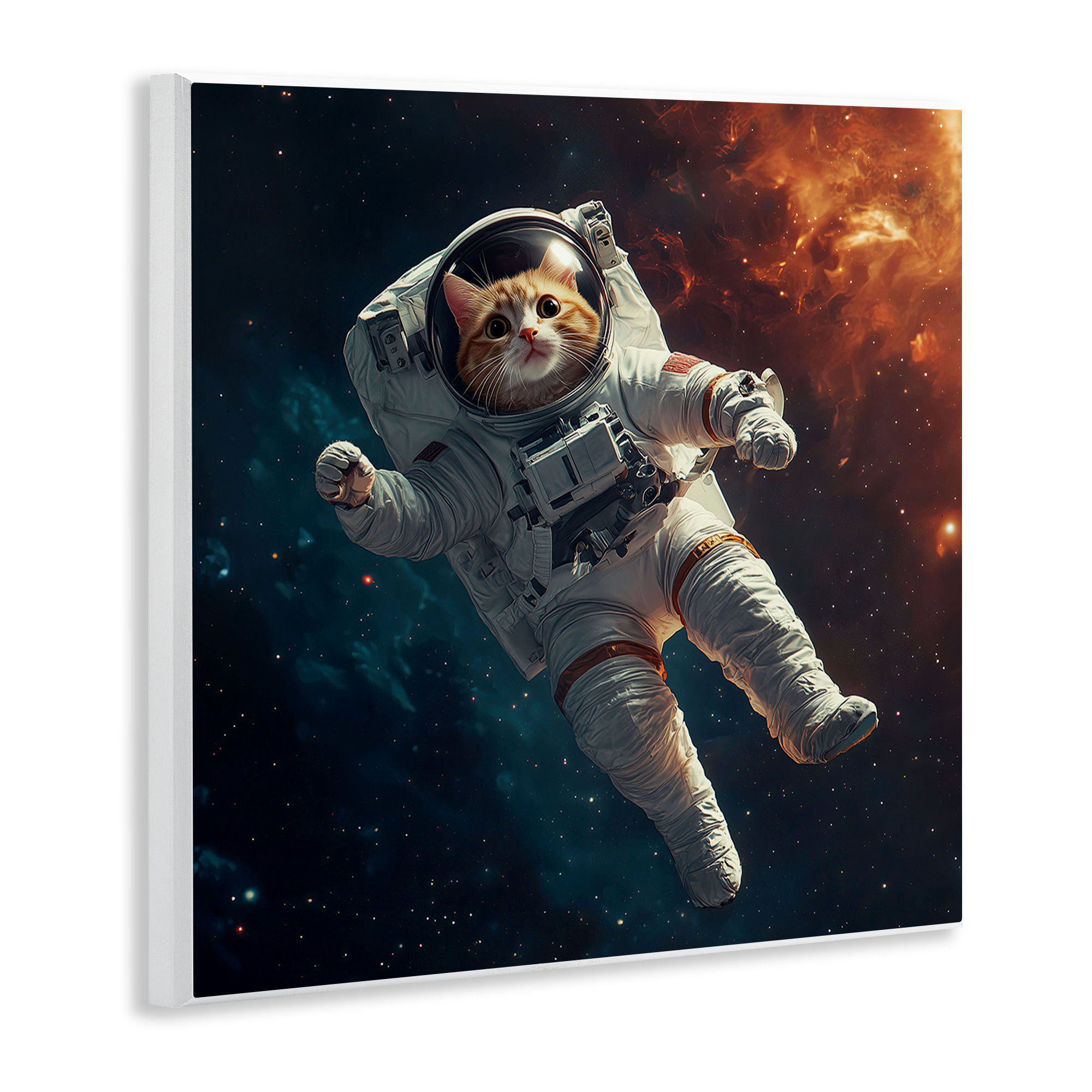 Wrought Studio Interstellar Cat Astronaut Wall Plaque, design by Jim ...