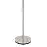 17 Stories Jessa Brushed Steel Frosted Torchiere Floor Lamp,Textured ...